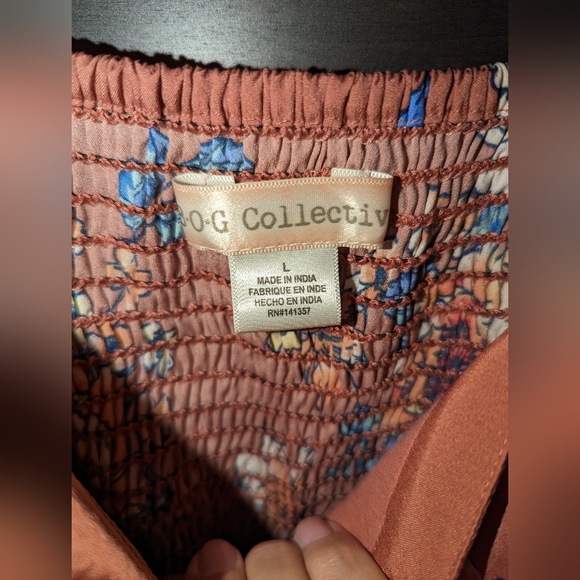 Bog Collective | Dresses | Bog Collective Euc Spaghetti Strap Bra Cup Floral Midi Dress Size L ...